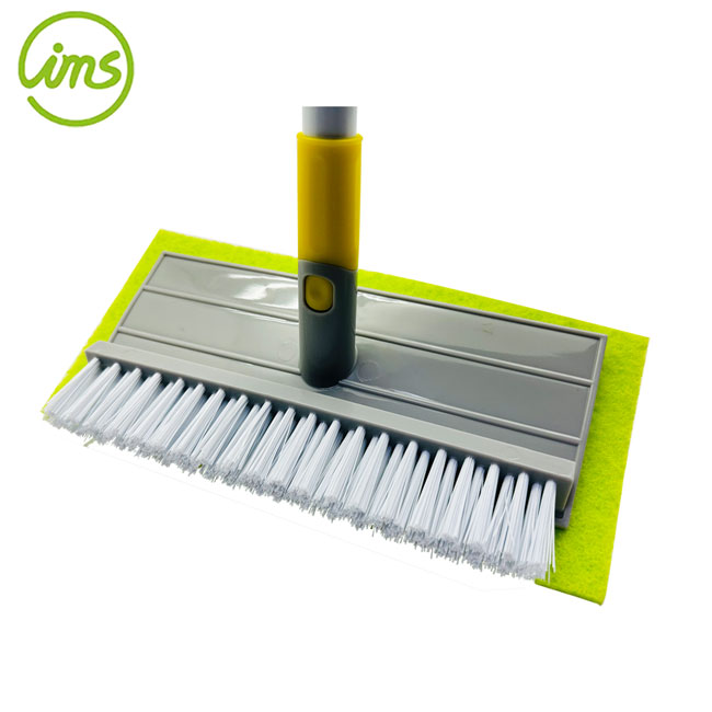 Made in Malaysia 2-in-1 Scrubber & Scraper Fiber Flat Mop – Dual-Action ...