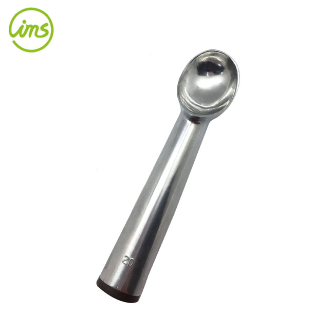 Made in Taiwan 2Oz Ice Cream Scoop Polished Alum Brown