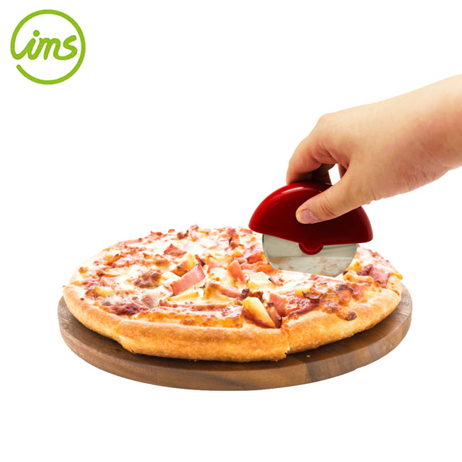 Stainless Steel Pizza Cutter Wheel with Blade Guard – Handheld Pizza Slicer