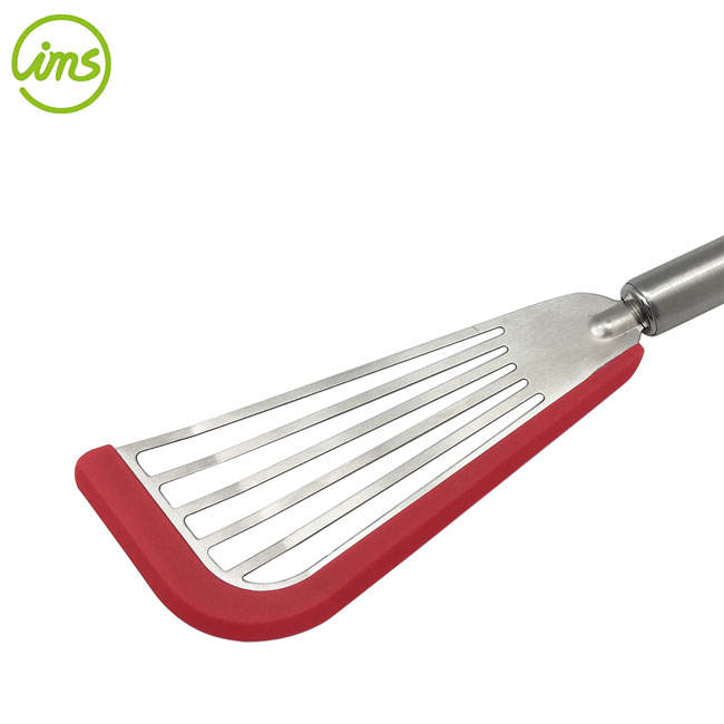 Stainless Steel Fish Turner Spatula – Slotted Angled Turner with ...