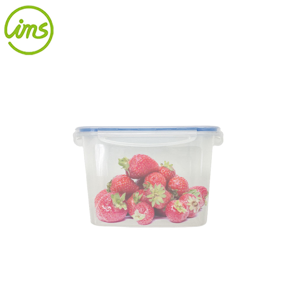 410ml Square Food Storage Container with Locking Lid | Airtight Plastic ...