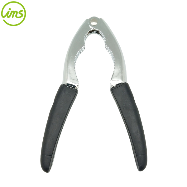 Durable Chrome Plated Nutcracker with Non-Slip TPR Handle – Heavy Duty Tool