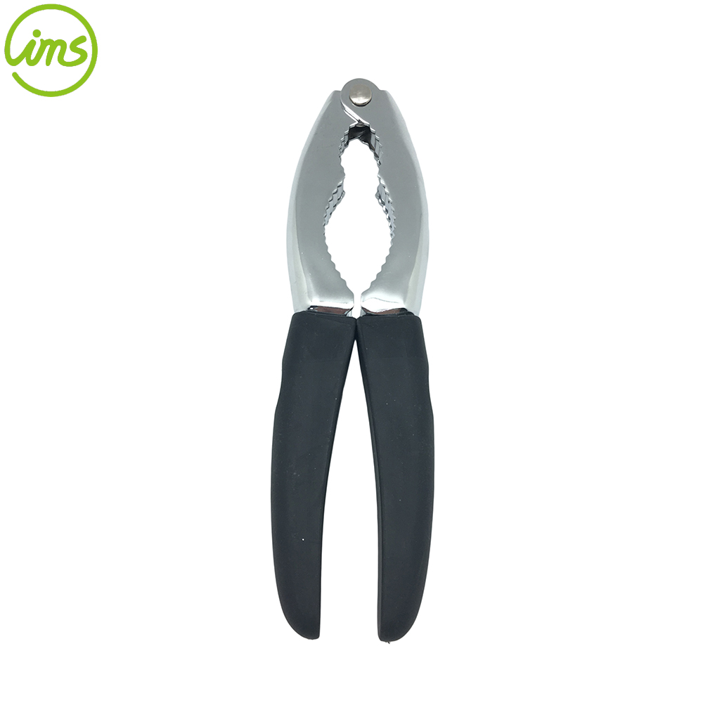 Durable Chrome Plated Nutcracker with Non-Slip TPR Handle – Heavy Duty Tool