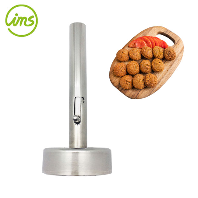 Large Falafel Press Meatball Scoop Maker with Lock – 304 Stainless Steel